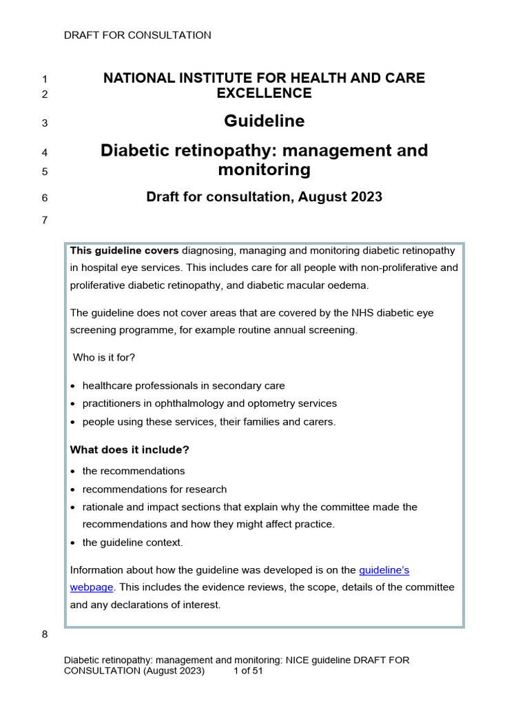 draft-guideline | PDF | Diabetes | Glycated Hemoglobin