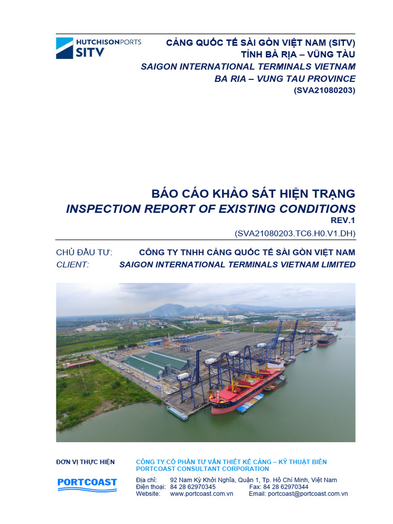 220327_SITV_Inspection Report of Existing Conditions E&V | PDF