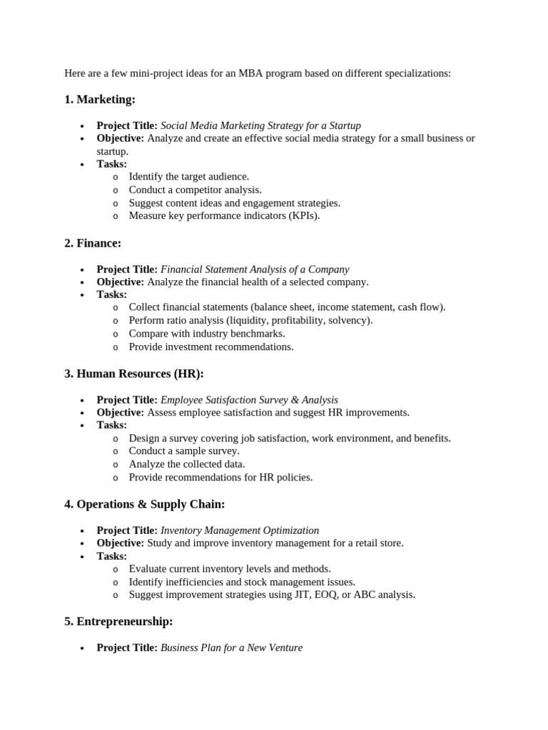 Here Are A Few Mini Project | PDF