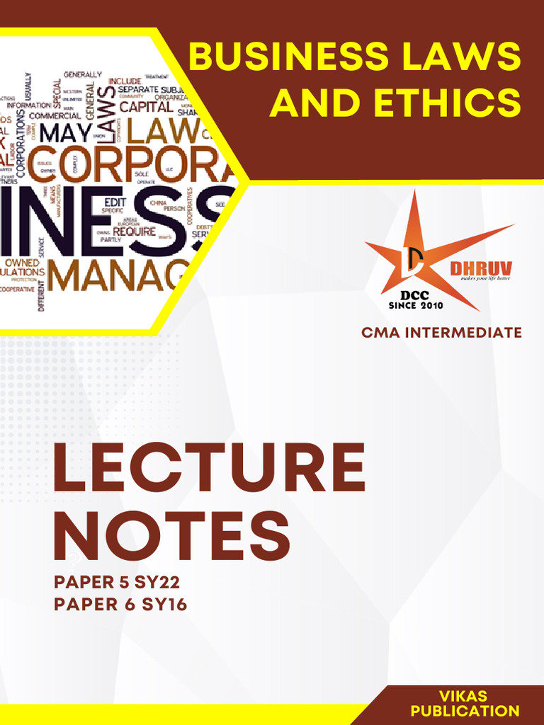 CMA Intermediate Business Laws Overview | PDF | Alternative Dispute ...