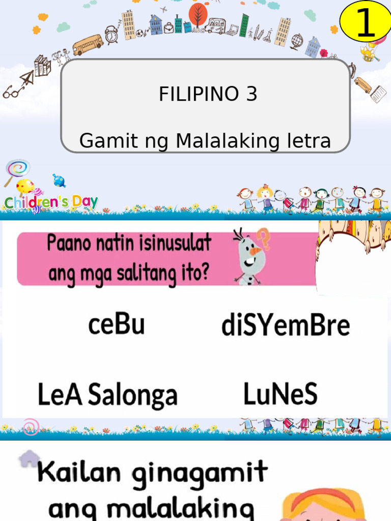 Filipino MALALAKING TITIK | PDF