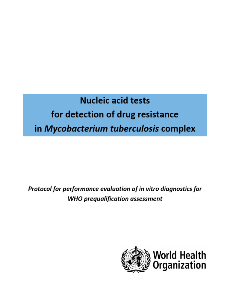 Nucleic Acid Tests TB-eng | PDF | Assay