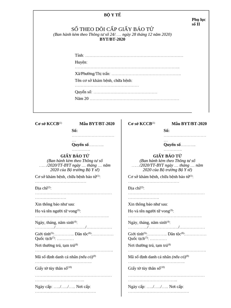 Giay Bao Tu | PDF