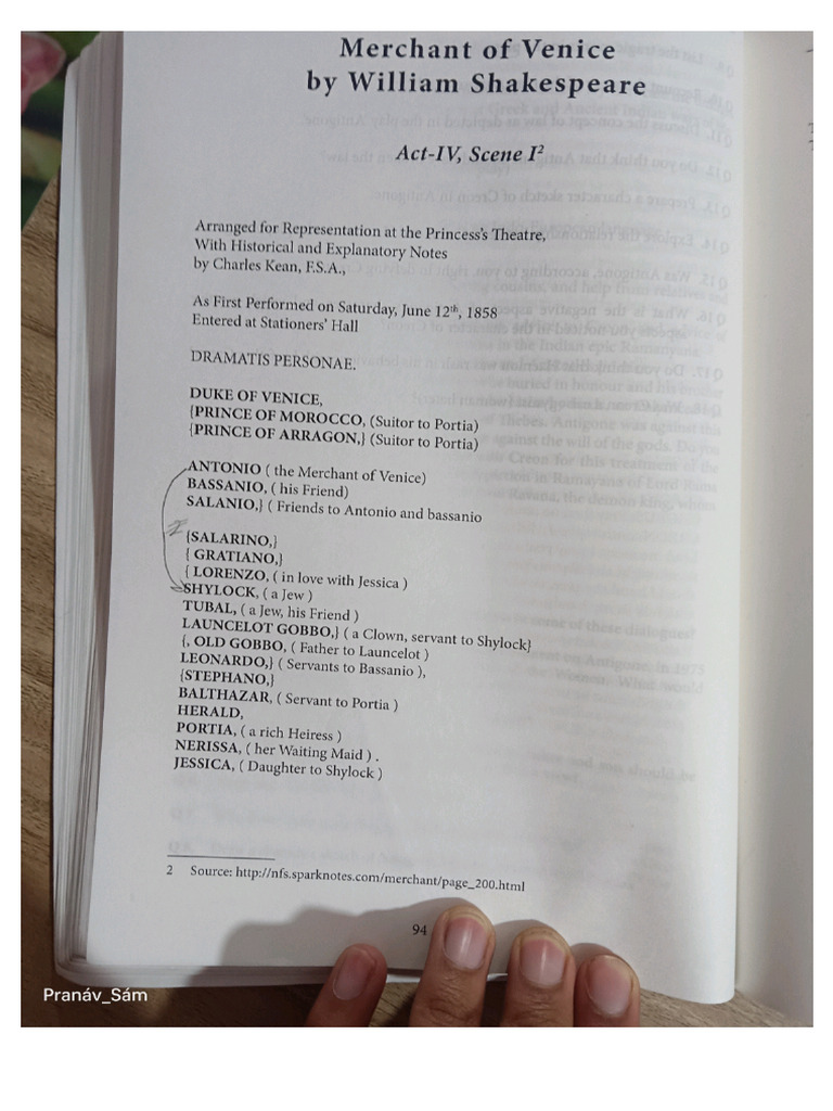 Merchant of Venice | PDF