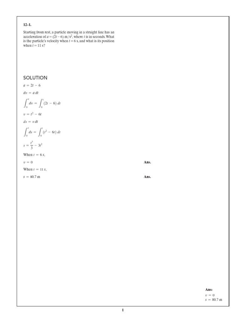 Solutions For Problems in Dynamics (15th Edition) - Russell Hibbeler ...