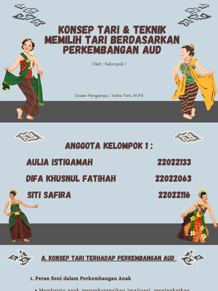 Kel 1 Materi Pert 2 Tari Aud | PDF