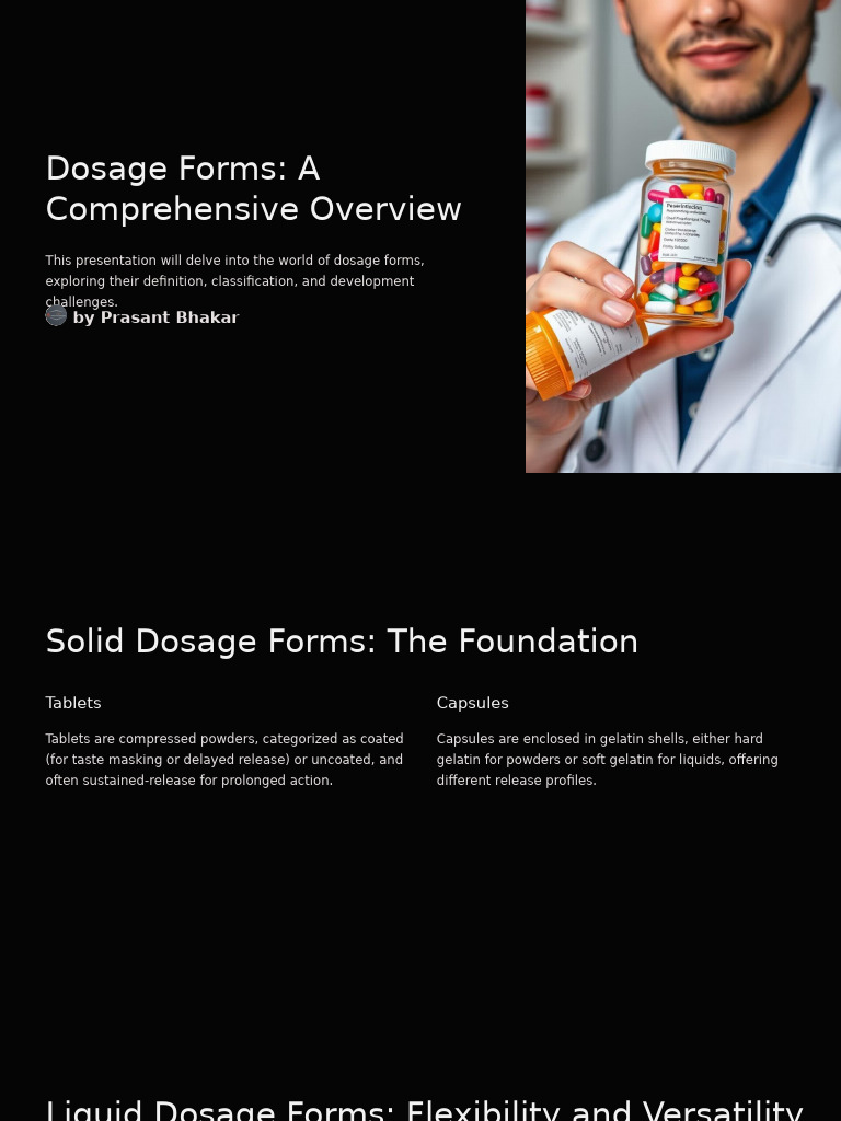 Overview of Dosage Forms and Innovations | PDF | Topical Medication ...