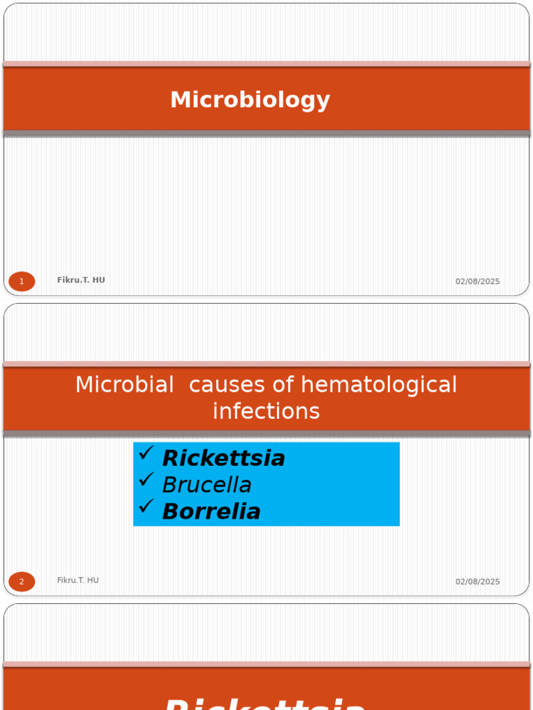 Micro Part From Hematology Module For PC 1 Stu (Autosaved) | PDF | Lyme Disease | Microbiology