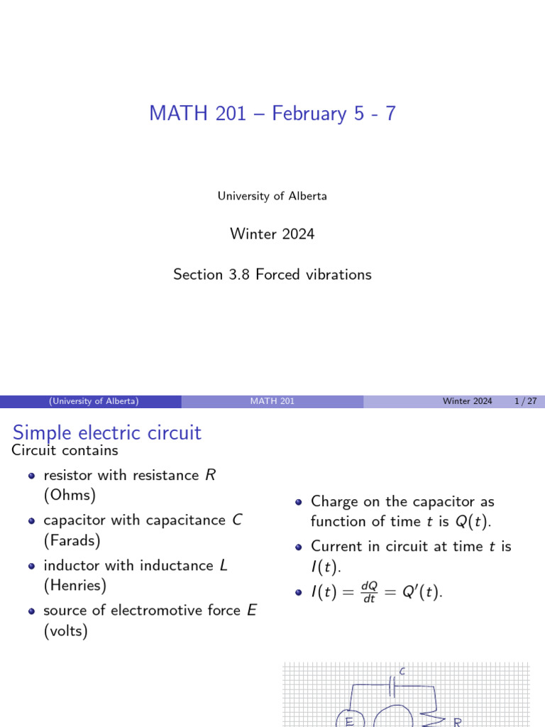 MATH201-2024-02-05 | PDF | Electrical Network | Computer Engineering