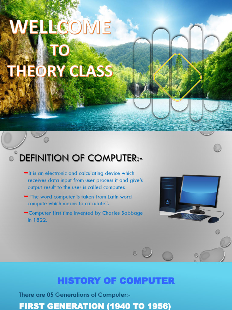 BASIC THEORY | PDF | Computer Data Storage | Random Access Memory