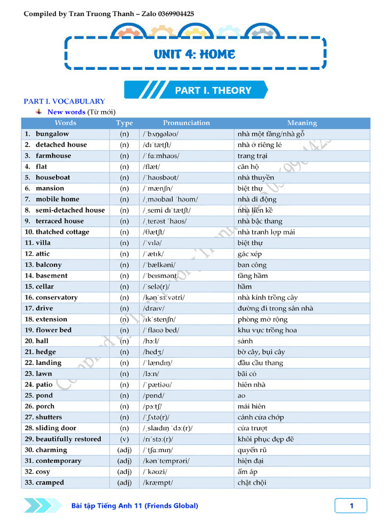 Unit 4 - Friends Global (GV) | PDF