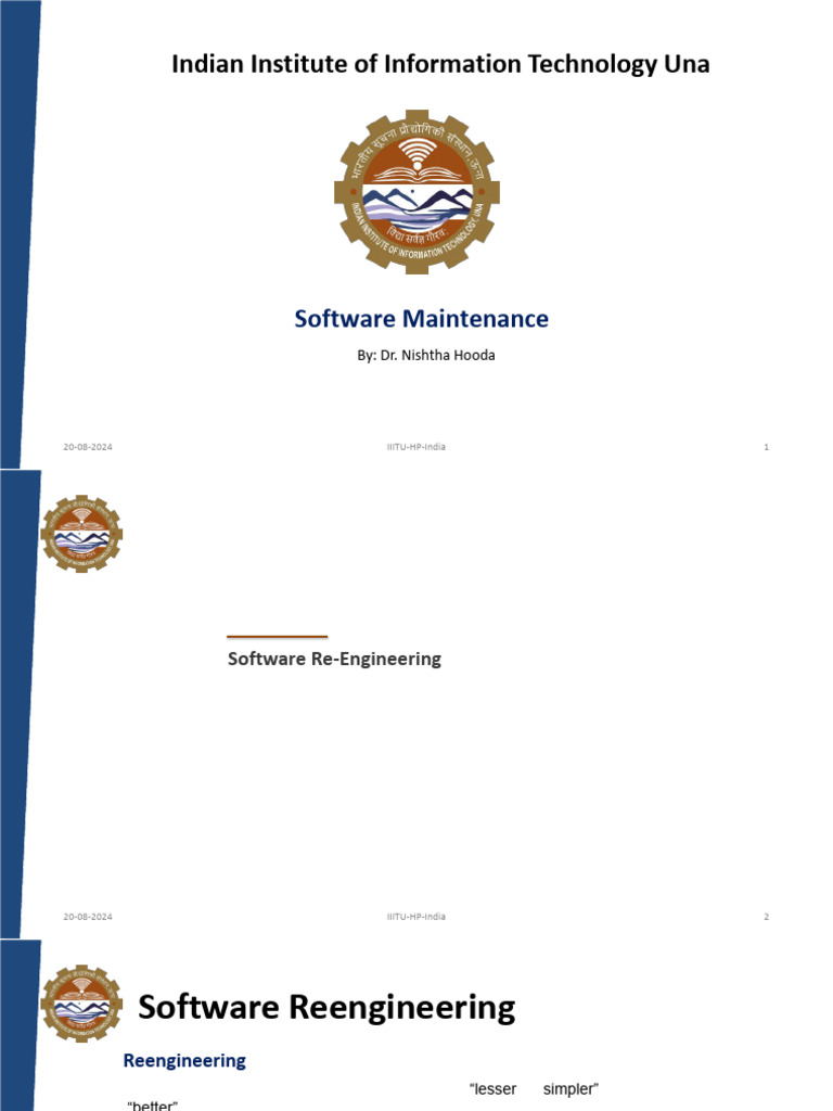 Software Reengineering 20.08.2024 | PDF | Abstraction (Computer Science) | System