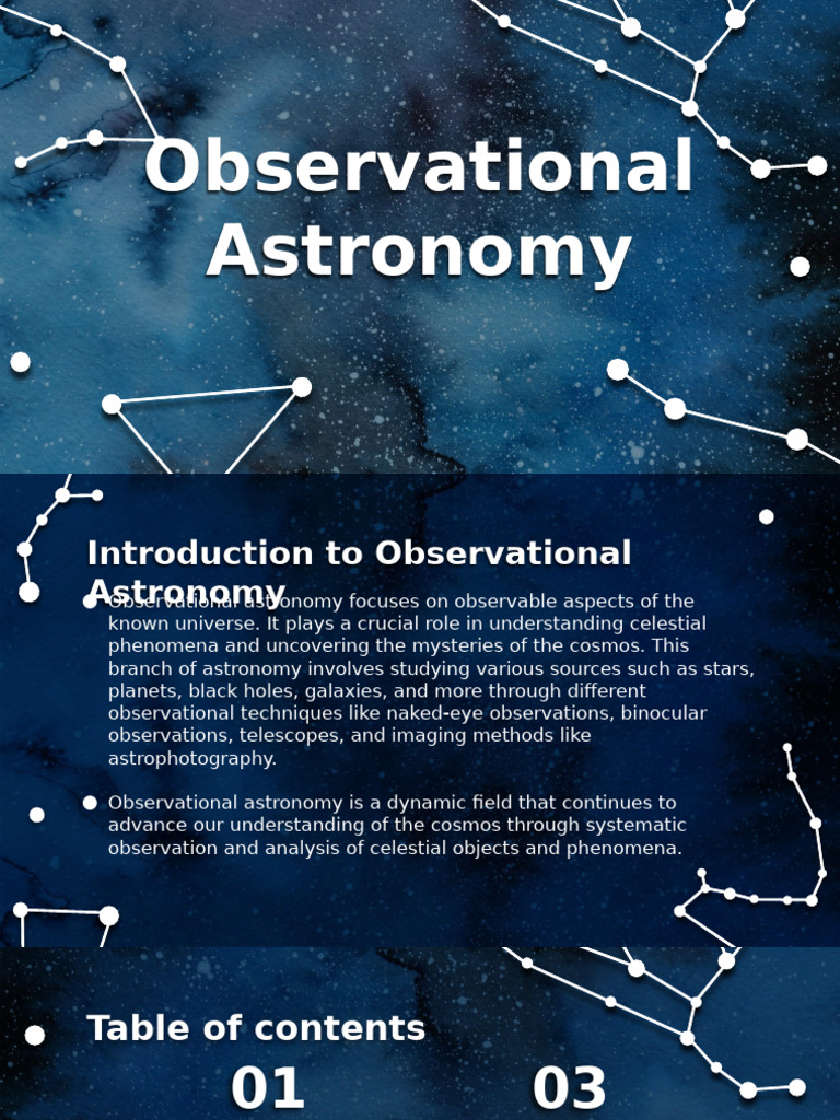 Observational Astronomy | PDF | Planets | Astronomy