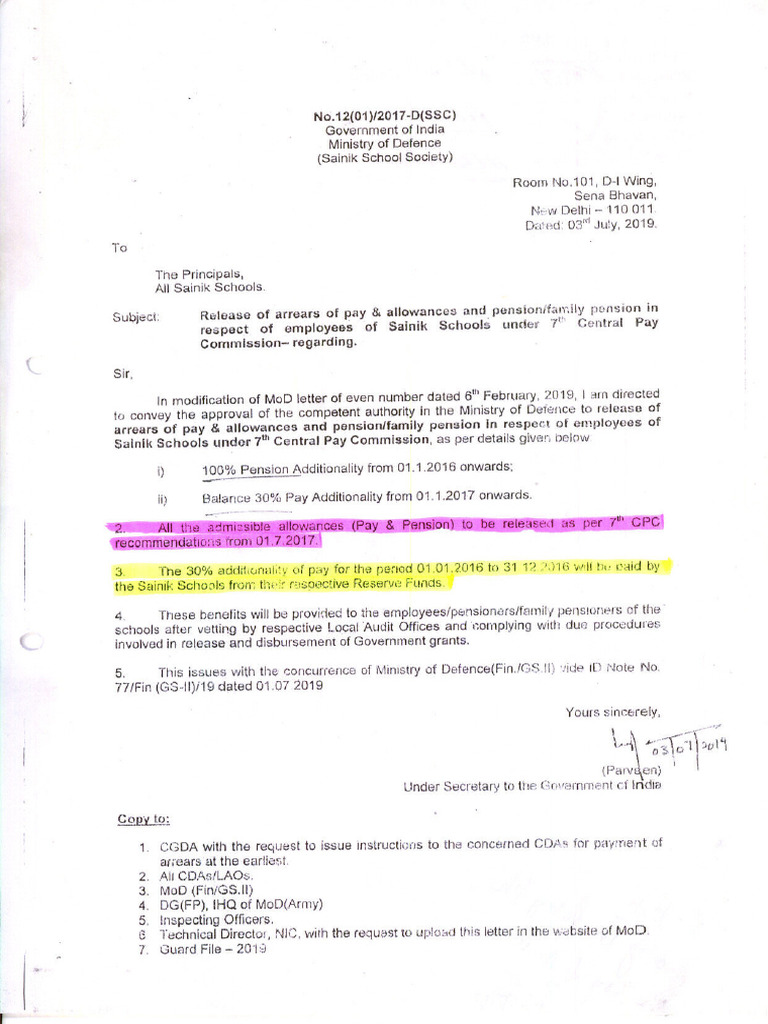 Jul 2019 - 7th CPC 2 | PDF