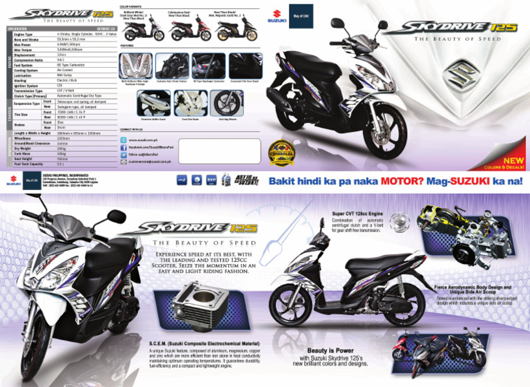 Suzuki Skydrive 125 | PDF