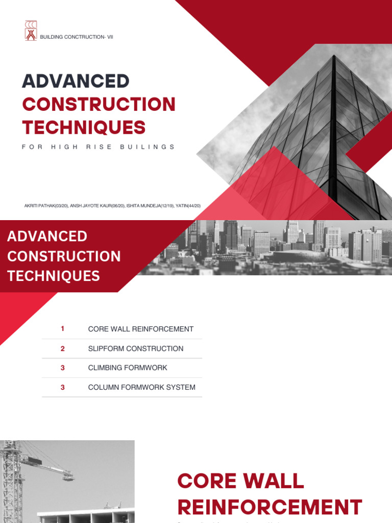 Advanced Techniques for High-Rise Construction | PDF | Concrete ...