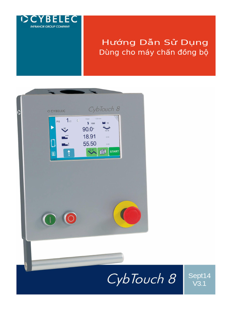 User Manual CybTouch 8 - Part1 | PDF