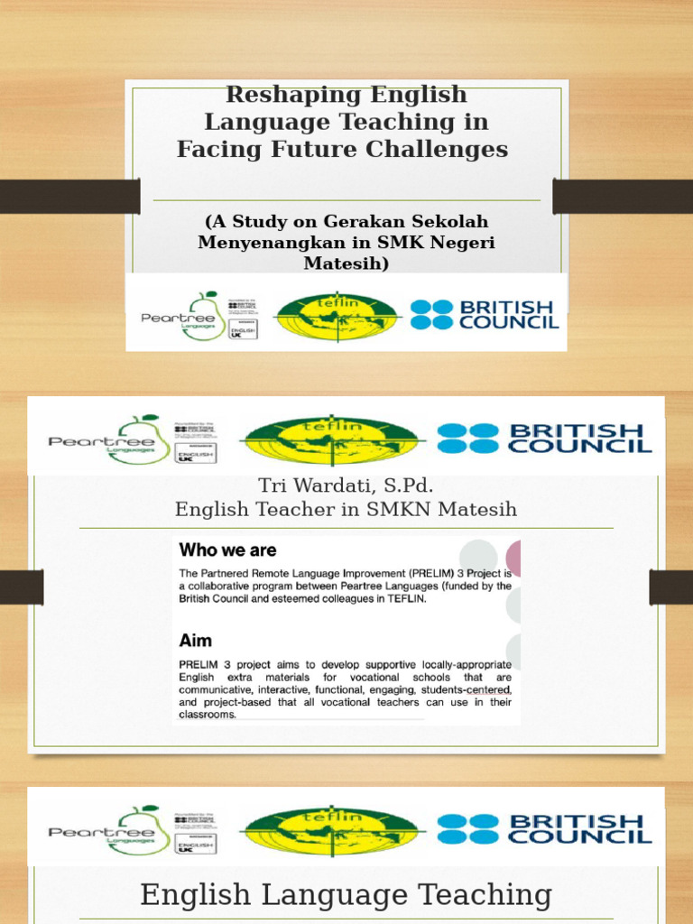 Reshaping English Language Teaching in Facing Future Challenges | PDF | Thought | Learning