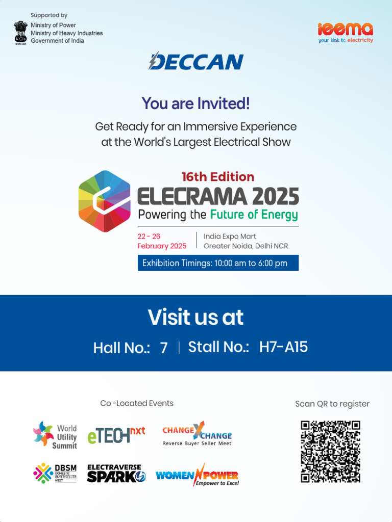 Elecrama 2025 Invite | PDF