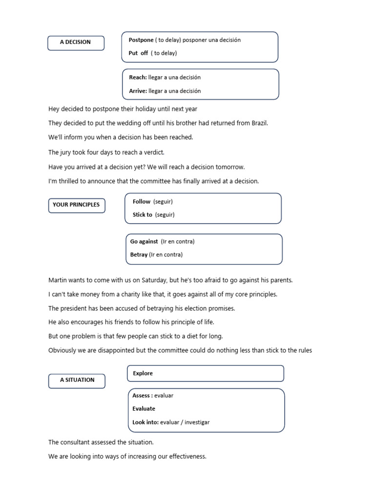 Decision-Making Principles Explained | PDF