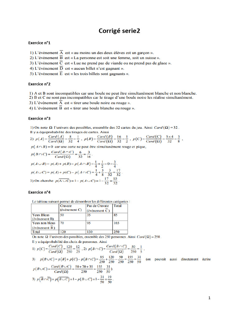 Corrigé Serie2 - RCR2 | PDF