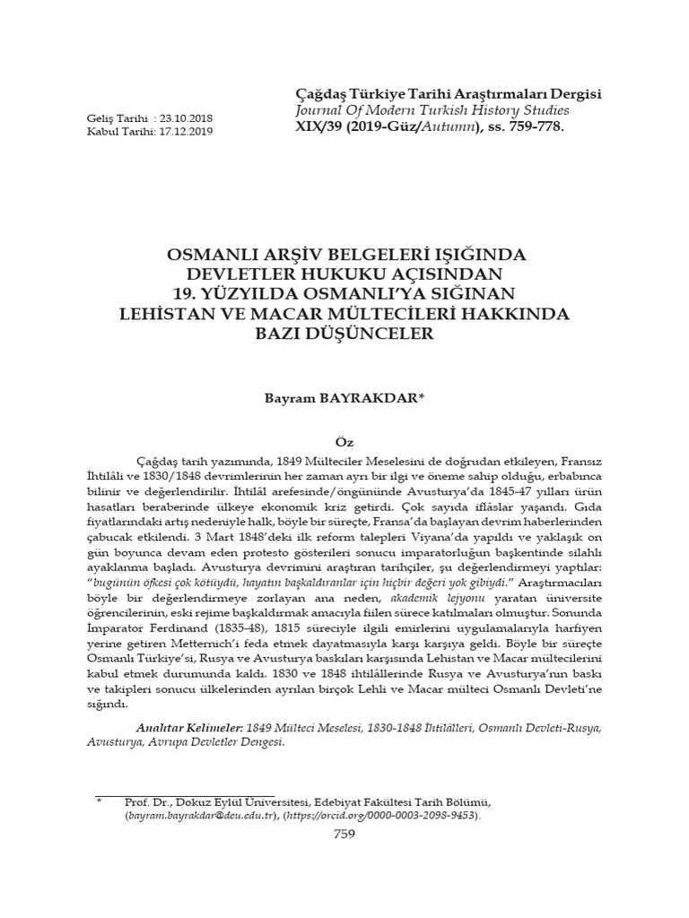 Osmanli Arsi V Belgeleri Isiginda Devlet | PDF