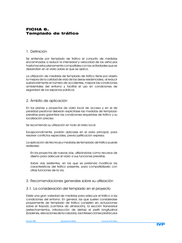 Fic 6 | PDF | Calle | Tráfico