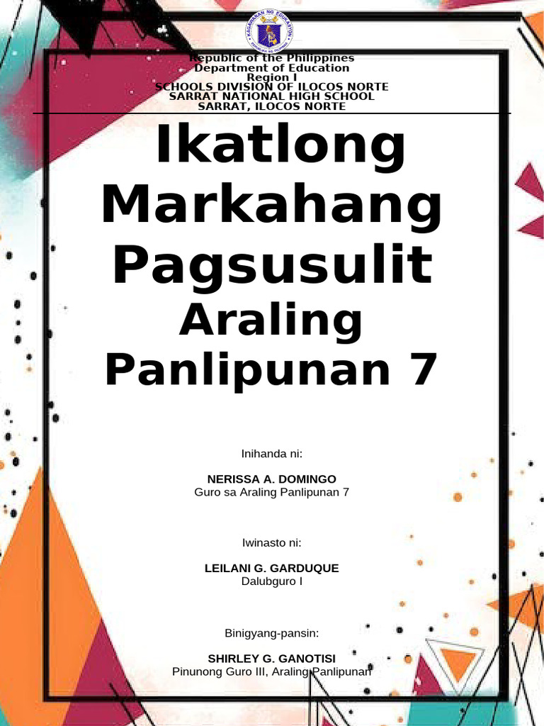 3RD Quarter Exam | PDF