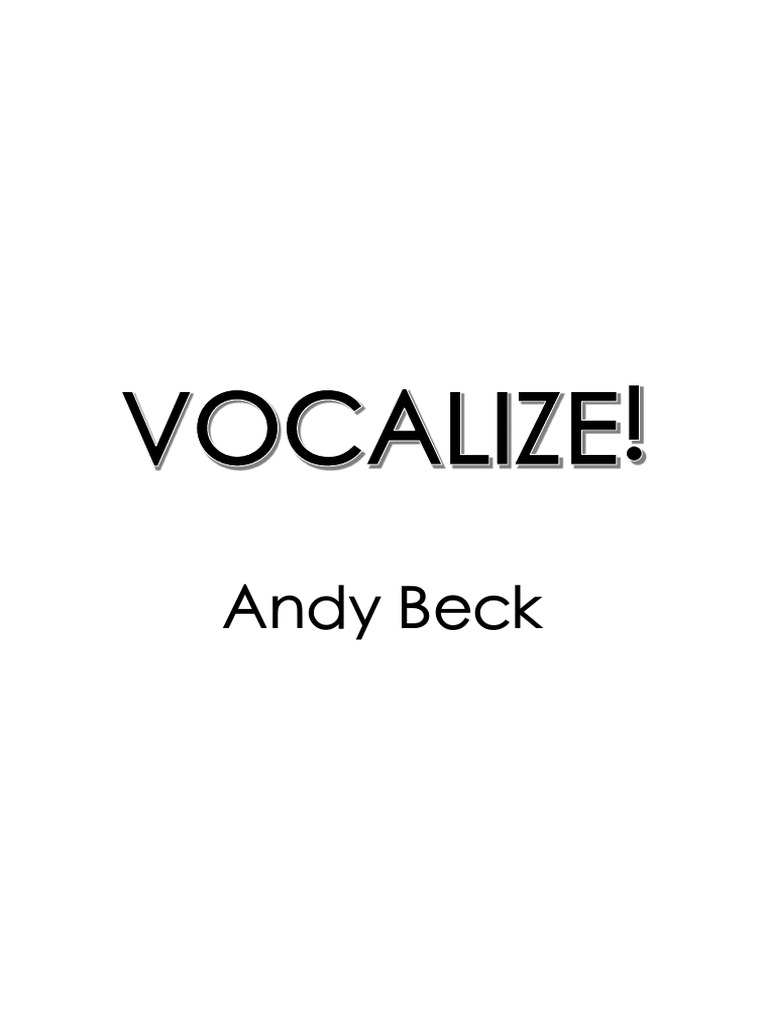 Vocalize Val | PDF