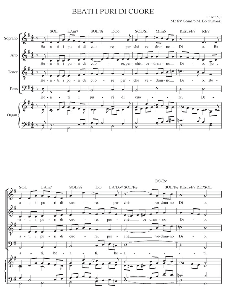 Beati I Puri Di Cuore GvA-2006 | PDF