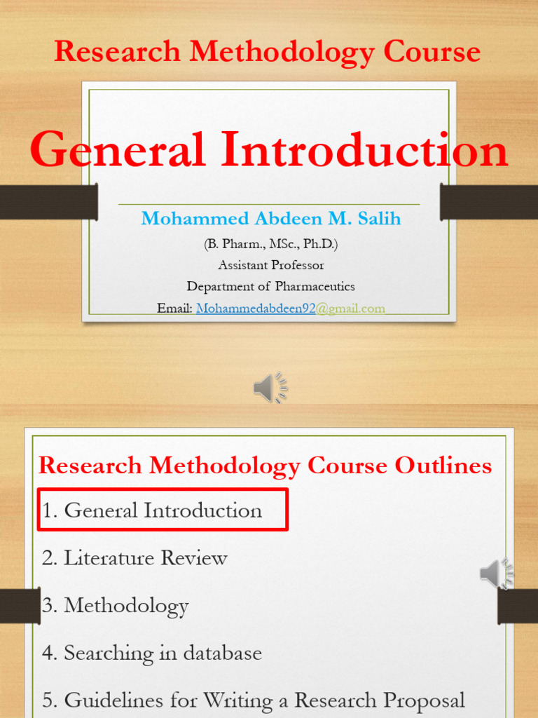 Lecture 1 - 1 (Research Methodology) | PDF | Methodology | Scientific ...
