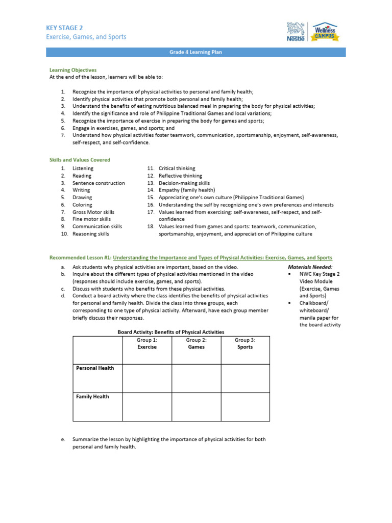 KS2 Grade 4 Learning Plan | PDF | Learning | Cognition