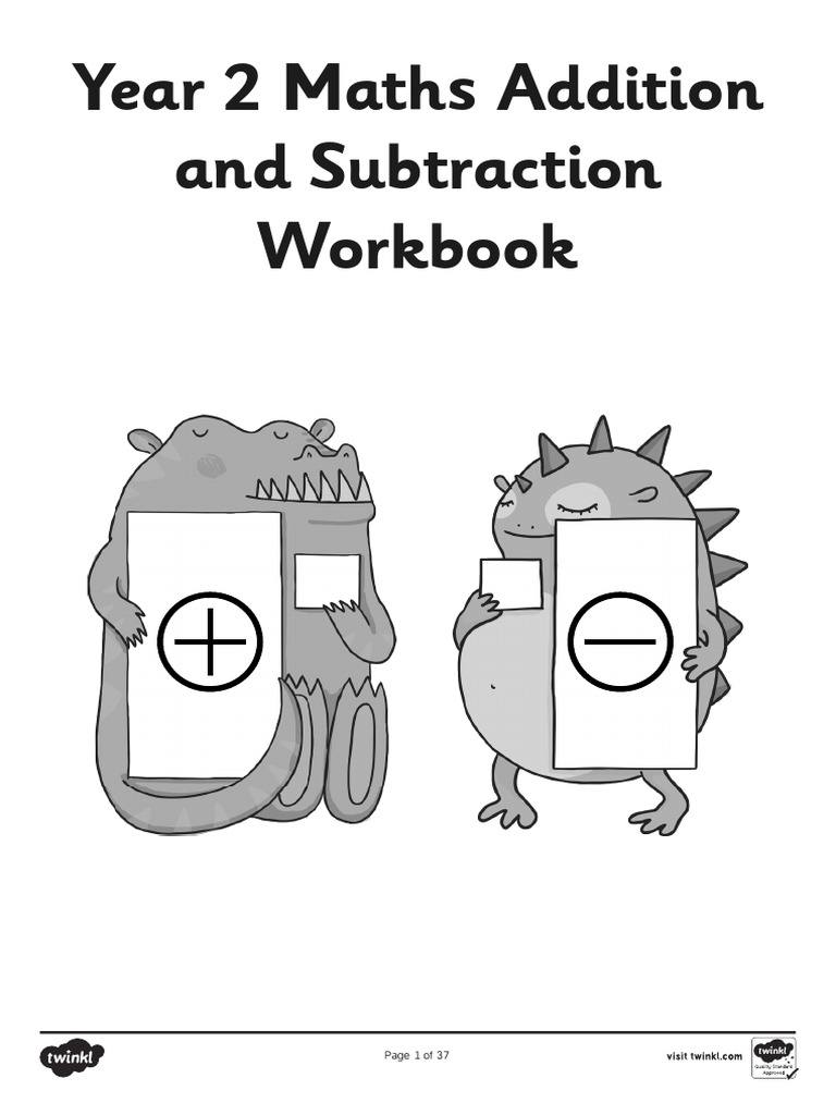 Year 2 Maths Addition & Subtraction Workbook | PDF | Subtraction ...