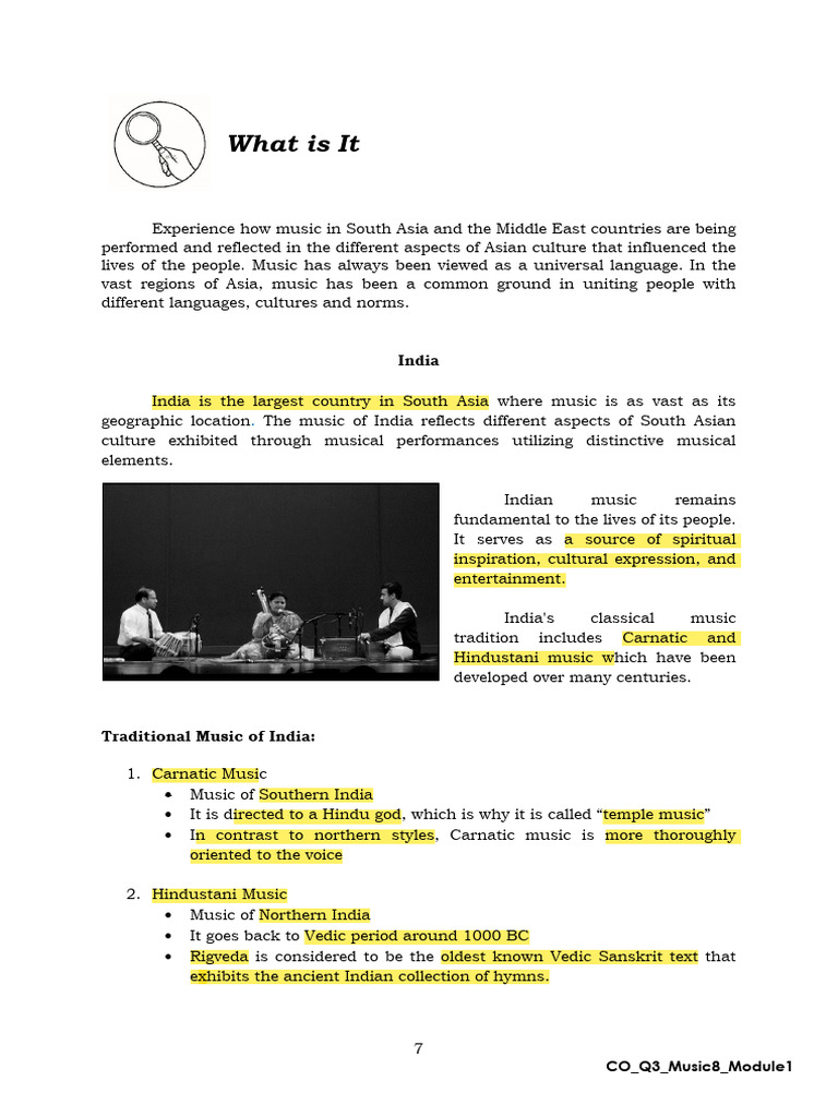 Music Module 1 Extracted | PDF | Musicology
