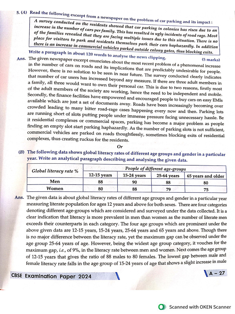 Analytical Paragraphs For Practice .Exe | PDF