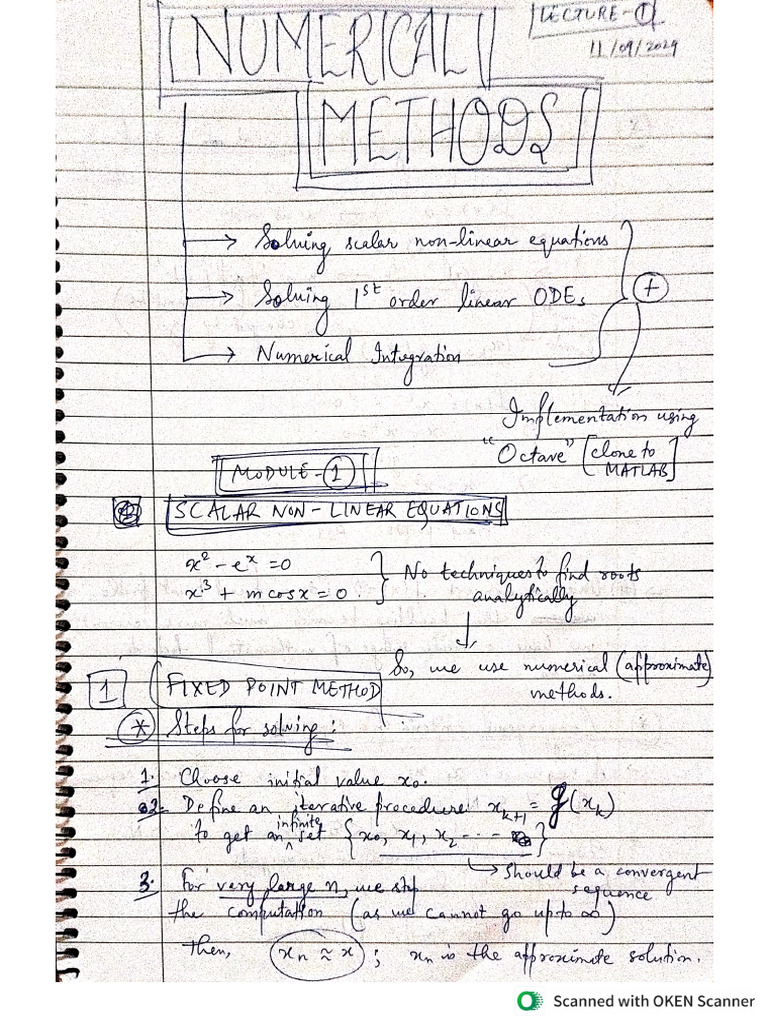 Numerical Methods and Statistics | PDF