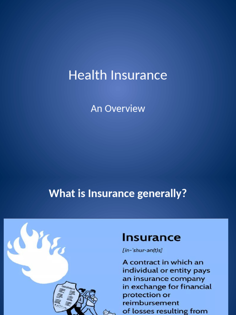 Health Insurance | PDF