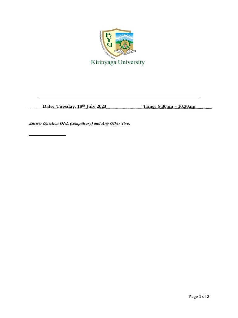 BBC 2109 Insurance and Risk Management Year I Supplementary & Special | PDF