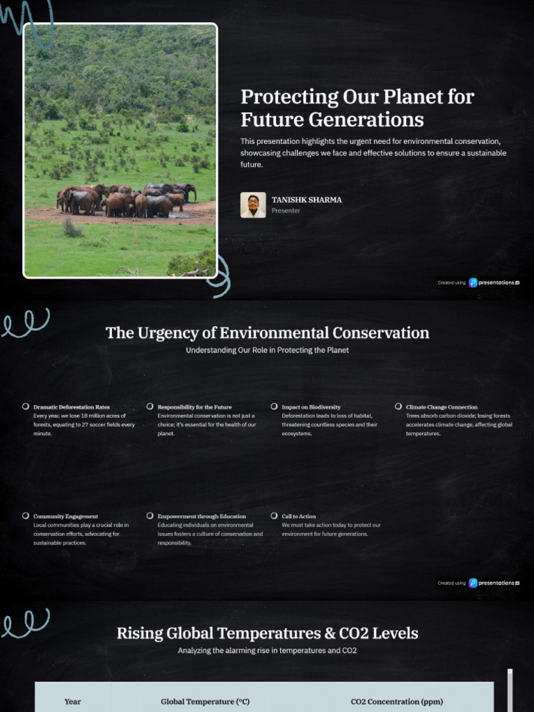 Save Environment Presentation | PDF