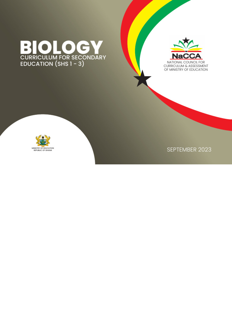 Biology Curriculum | PDF | Learning | Curriculum