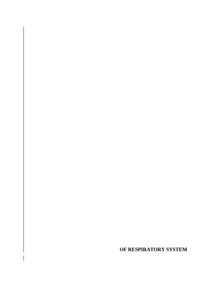 Respiratory System_Case Sheet_Final | PDF | Thorax | Cough