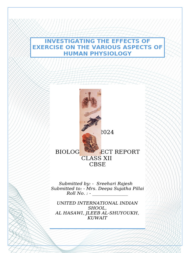 Effects of Exercise on Human Physiology | PDF | Strength Training ...