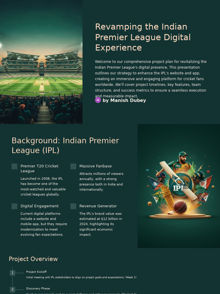 Revamping The Indian Premier League Digital Experience | PDF | Computer ...