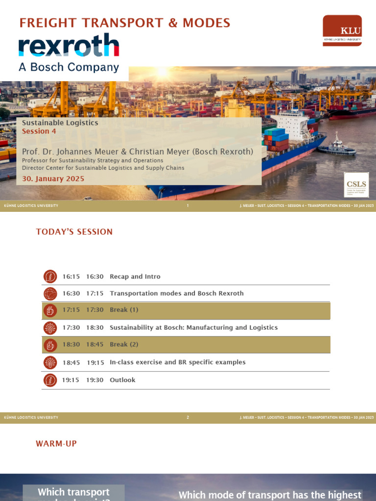 Freight Transportation Modes Overview | PDF | Transport | Ships