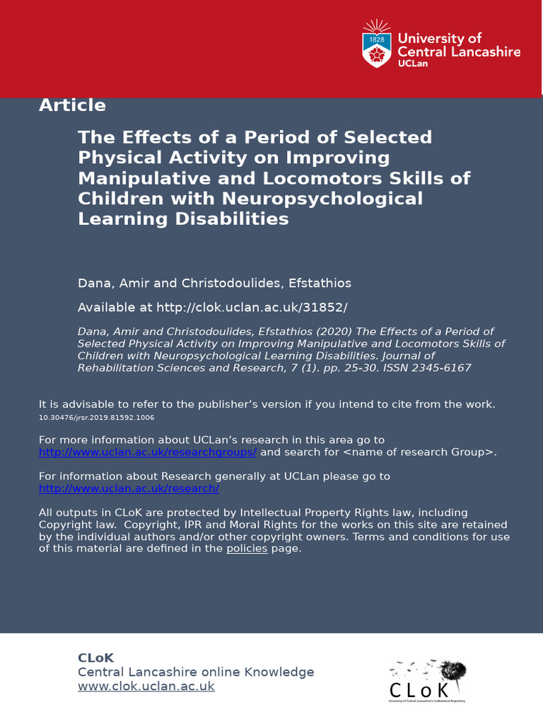 Dana & Christodoulides 2020 (43) 28-29 | PDF | Learning | Cognitive Science