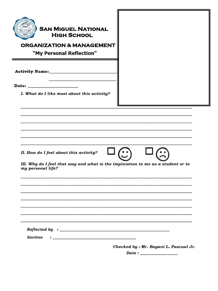 Personal-Reflection-A4-Size | PDF