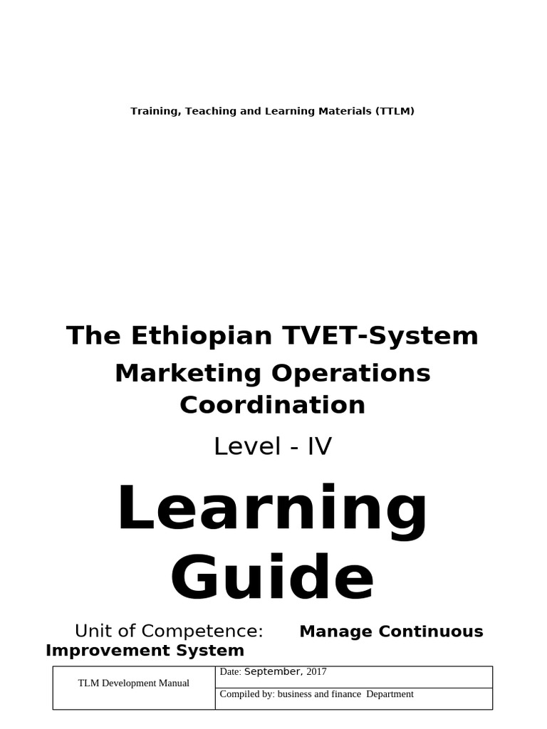 Managing Continuous Improvement System | PDF | Swot Analysis | Supply Chain