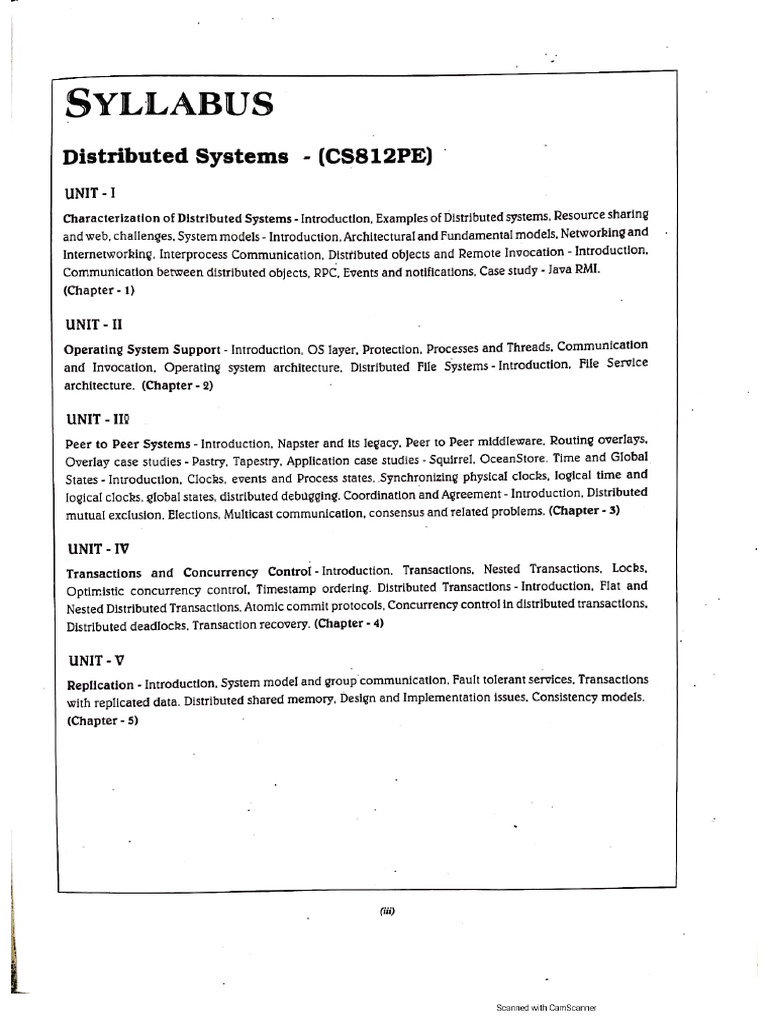 Distributedsystem r18 Spectrum | PDF