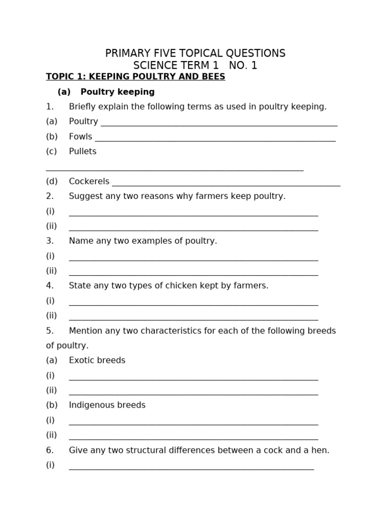 SCIENCE-2 | PDF | Digestion | Poultry