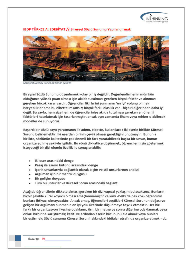 bireysel-sozlu-sunumu-yapılandırmak | PDF